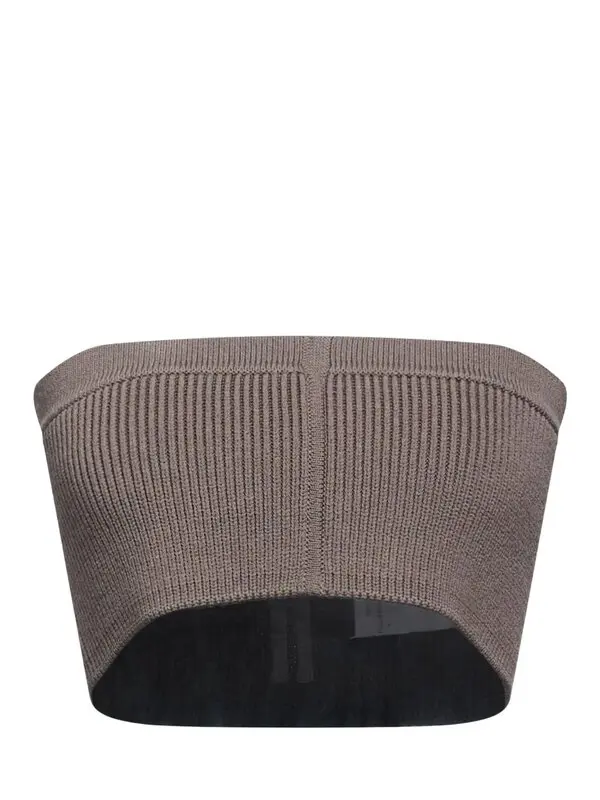 Rick Owens Ribbed Knit Camisole - Black