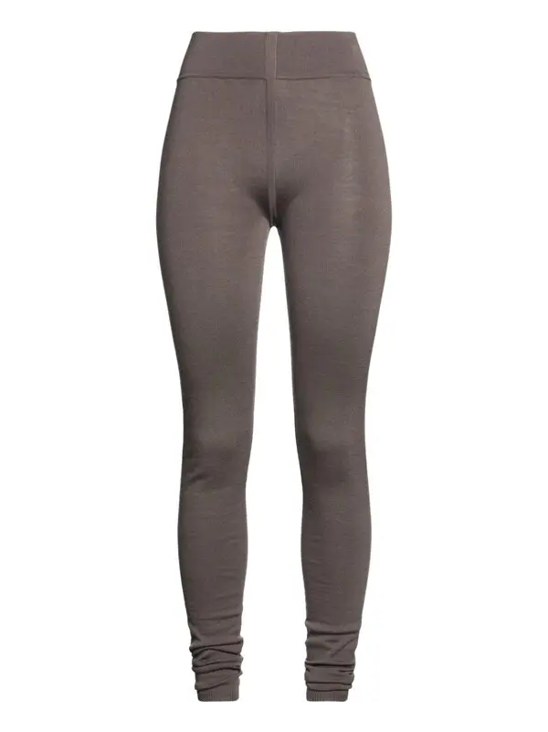 Rick Owens Plain Colour Leggings - Black