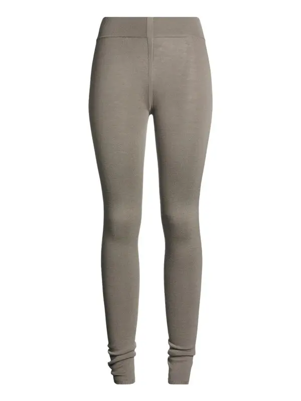 Rick Owens Plain Colour Leggings - Grey