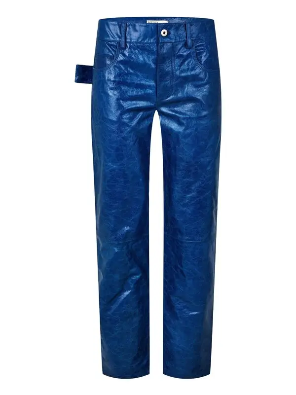 Bottega Veneta Classic Straight-leg Trousers - Blue