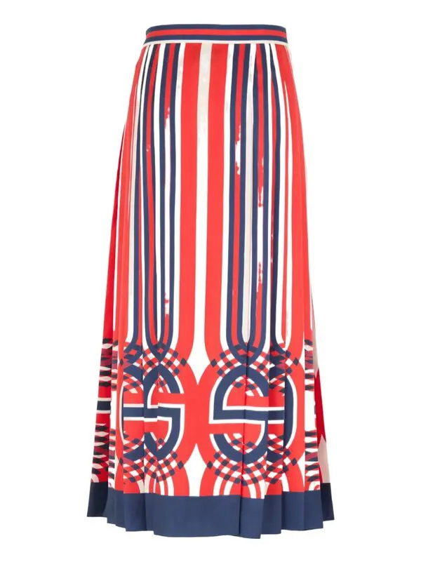 Gucci Pleated Midi Skirt - No