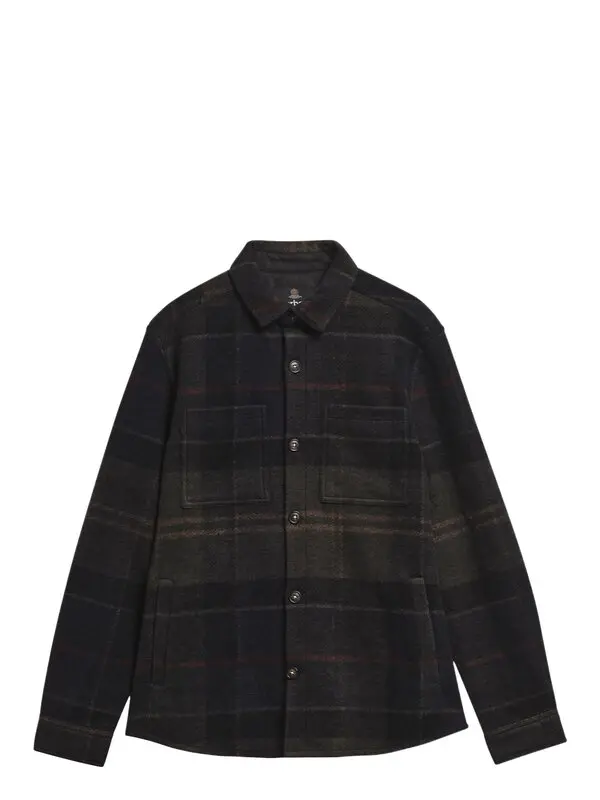 Barbour Plaid Overshirt Jacket - No