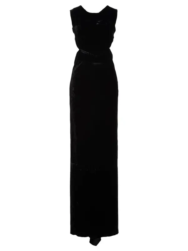 Rick Owens Velvet Gown - Black