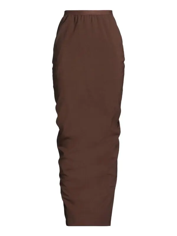 Rick Owens Bodycon Skirt - Brown