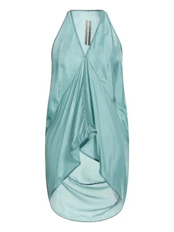 Rick Owens Sleeveless V-neck Top - Green