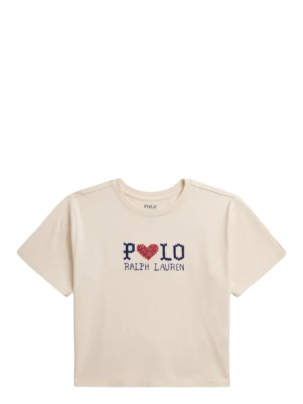 Polo Ralph Lauren Embroidered Logo T-shirt - No