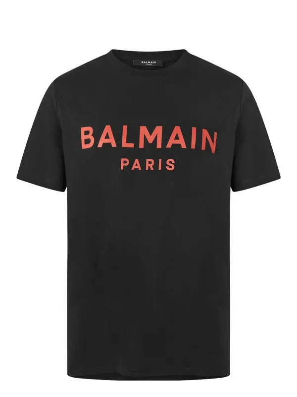 Balmain Crewneck Shortsleeve Tshirt - Black