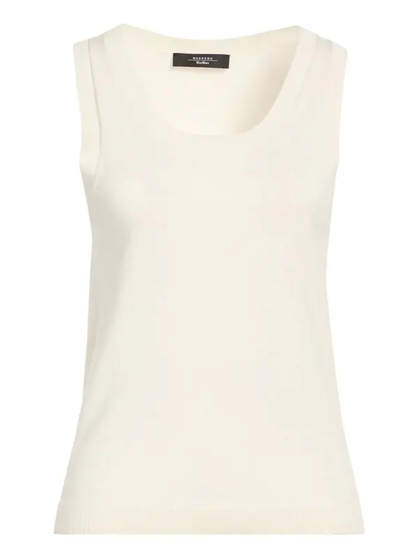 Max Mara Sleeveless Knit Tank Top - Camel