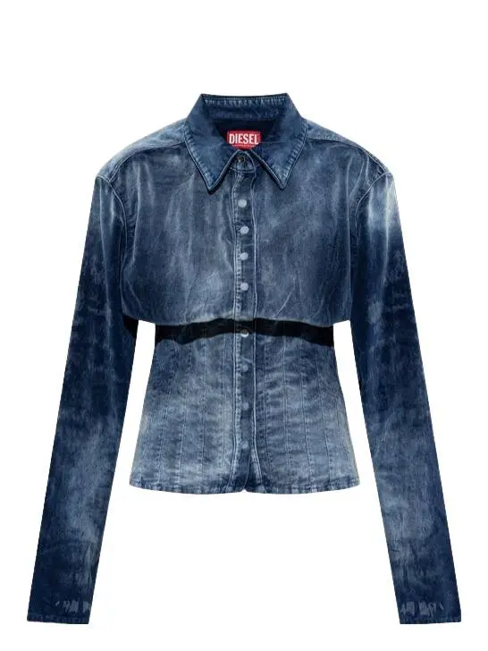 DIESEL® Long-sleeved Shirt - Blue