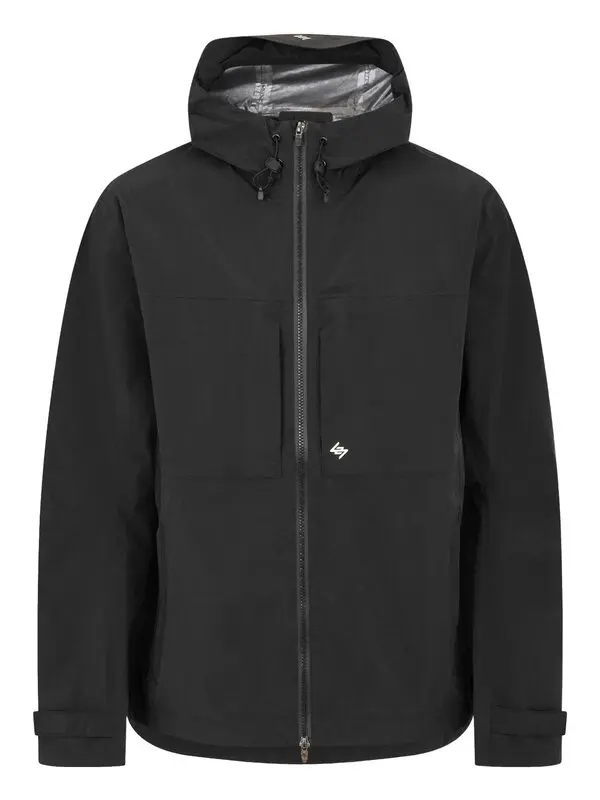 REPRESENT Hooded Shell Jacket - Black