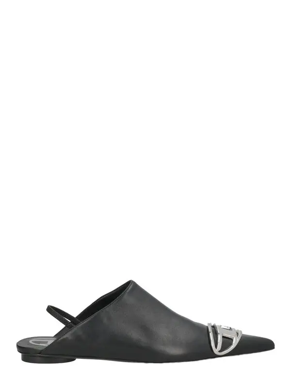 DIESEL® Slingback Ballet Flats - Black