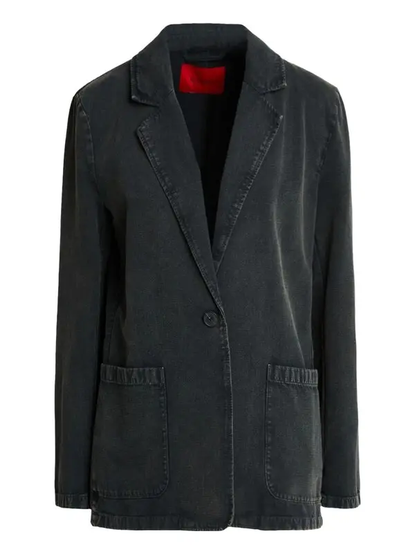 MAXCO. Single-breasted Blazer - Black
