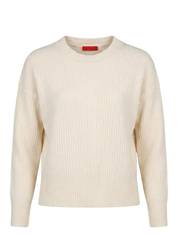 Max & Co. Ribbed Knit Top - Camel