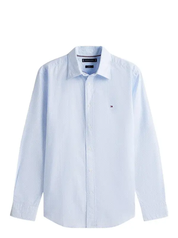 Tommy Hilfiger Lightblue Solid Longsleeve Shirt - No