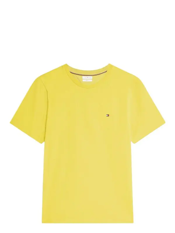 Tommy Hilfiger Cotton Shortsleeve Tshirt - Yellow