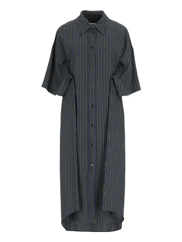 MAISON MARGIELA Striped Short-sleeve Shirt - Black