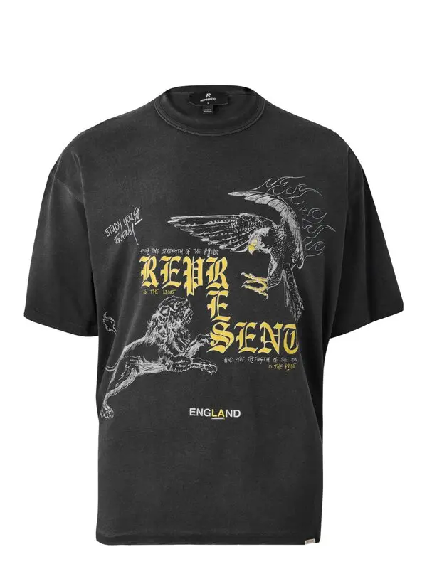 REPRESENT Crewneck Shortsleeve Tshirt - Black