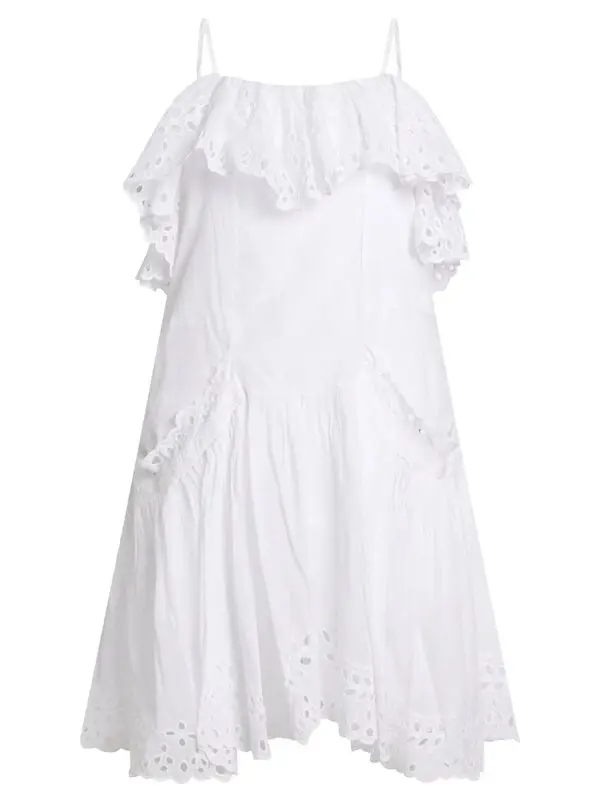 Isabel Marant Étoile Broderie Anglaise Dress - White