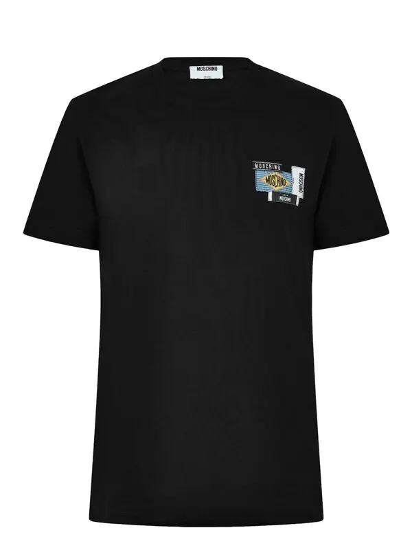 Moschino Crewneck Shortsleeve Tshirt - Black