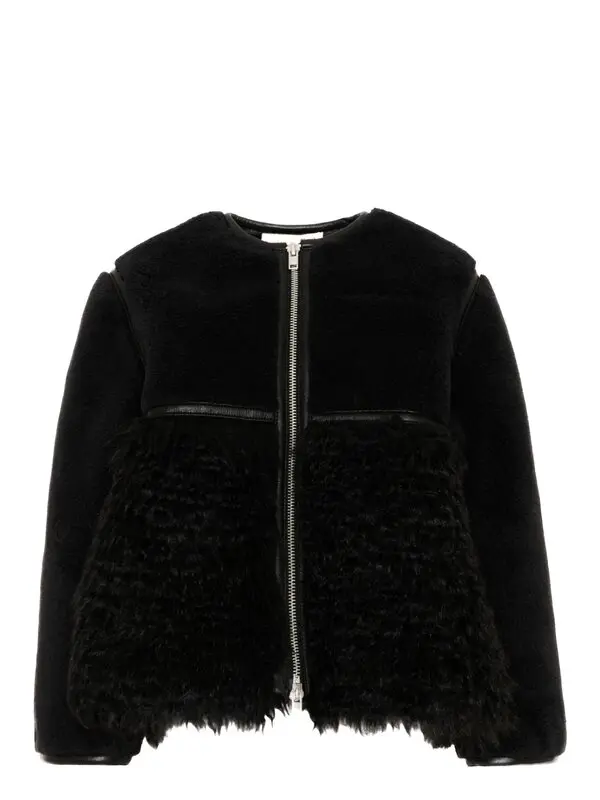 Marni Long Sleeve Zip-up Jacket - Black