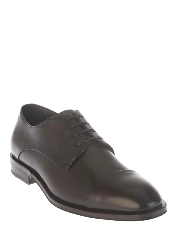 Hugo Boss Lace Up Derby Shoes - Black