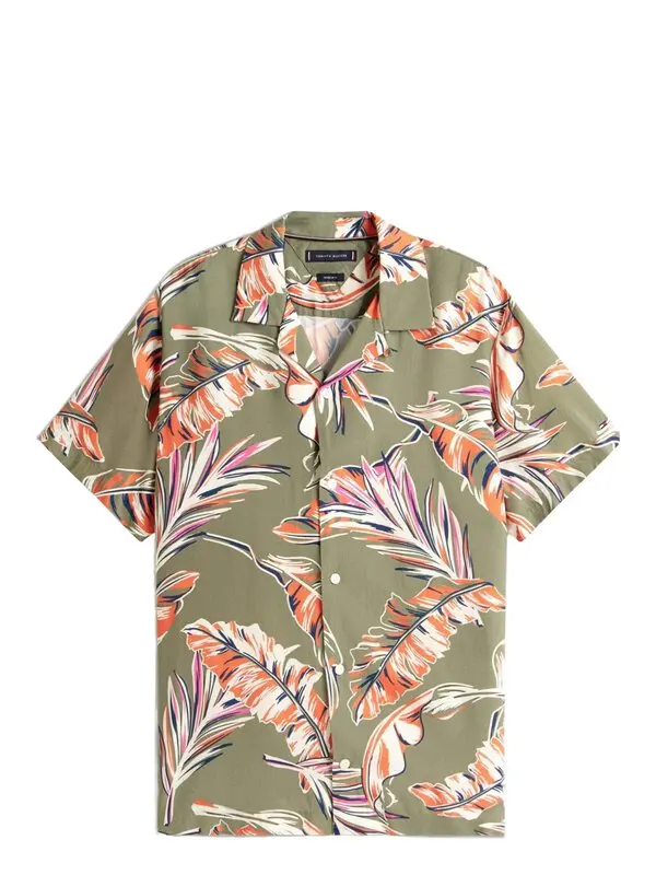 Tommy Hilfiger Floral Short-sleeve Patterned Shirt - Multicolor