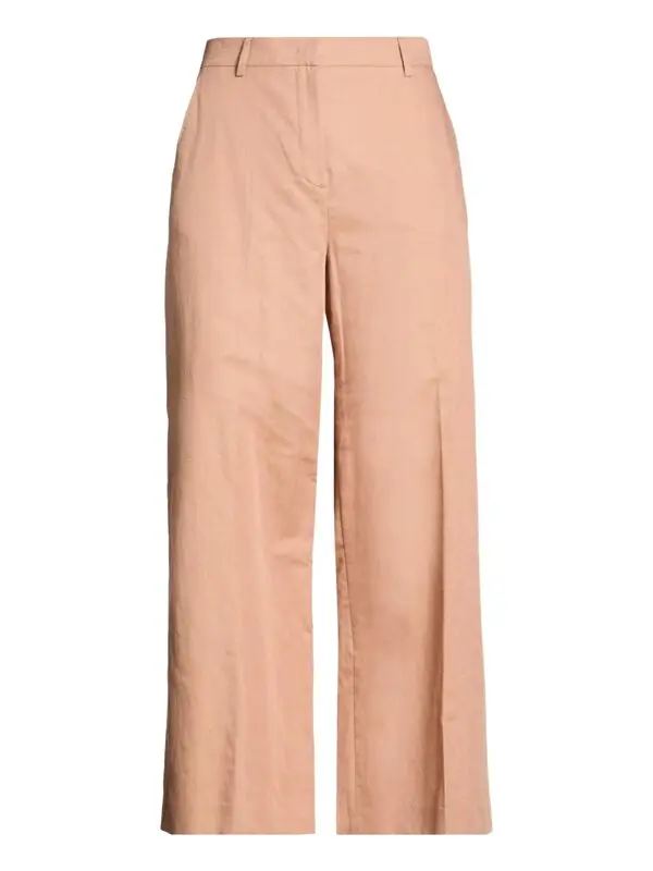 Max Mara Loose Solid-color Trousers - Camel