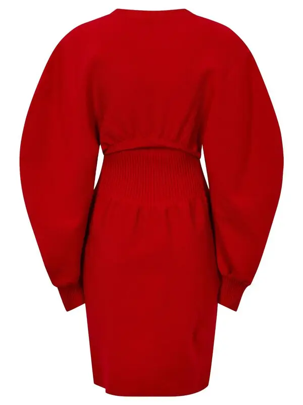 Bottega Veneta Knitted Dress - Red