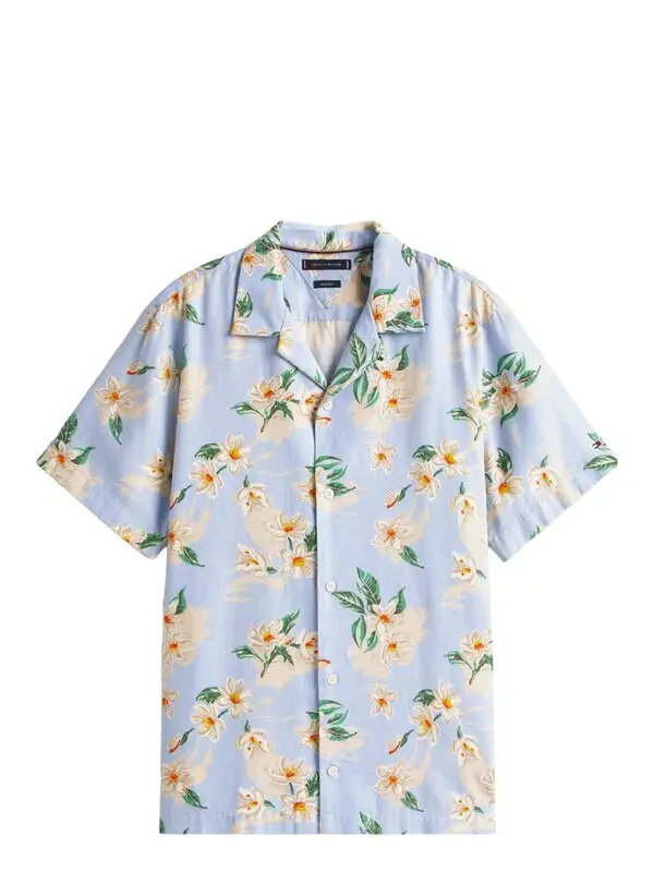 Tommy Hilfiger Floral Short-sleeve Patterned Shirt - No