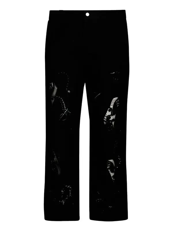 Burberry Straight-leg Trousers - Black