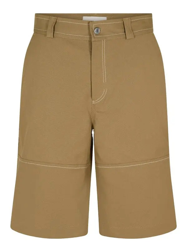 AMI Paris Worker Chino Shorts - Beige
