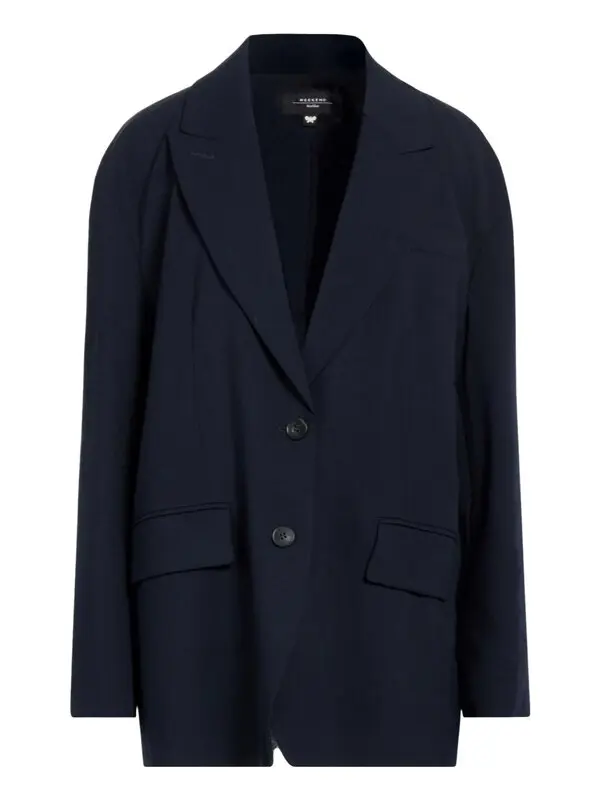 Max Mara Single-breasted Blazer - Blue