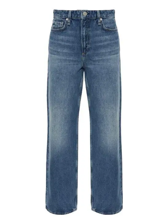 Rag & Bone Belt-loop Straight-leg Jeans - Blue