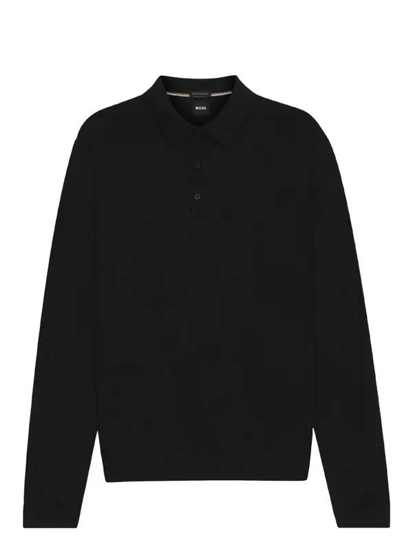 Hugo Boss Long-sleeve Polo - Black