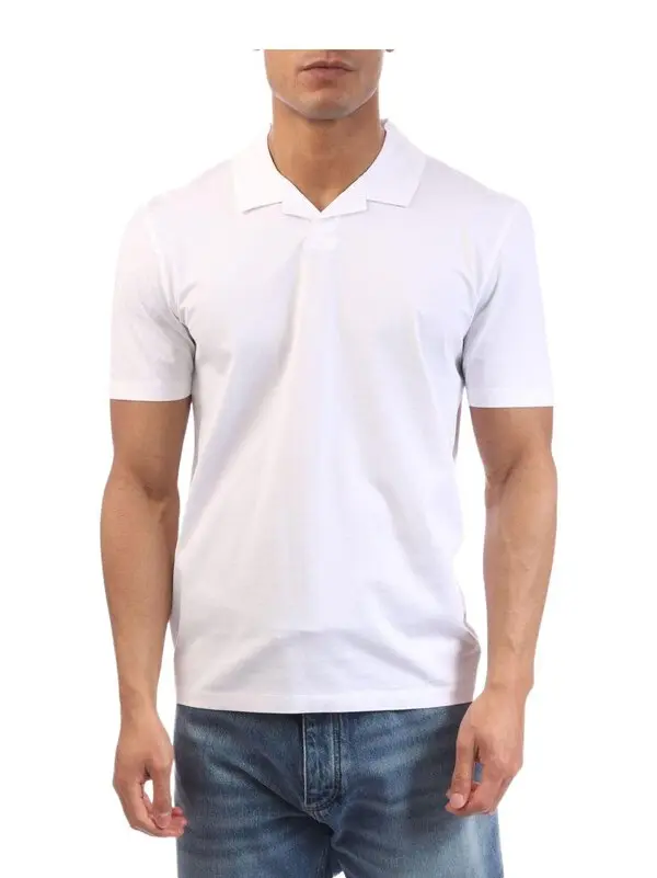 Hugo Boss Slimfit Shortsleeve Polo Shirt - White