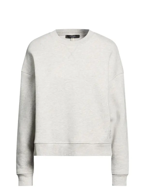 Max Mara Long Sleeve Fleece Sweatshirt - Grey