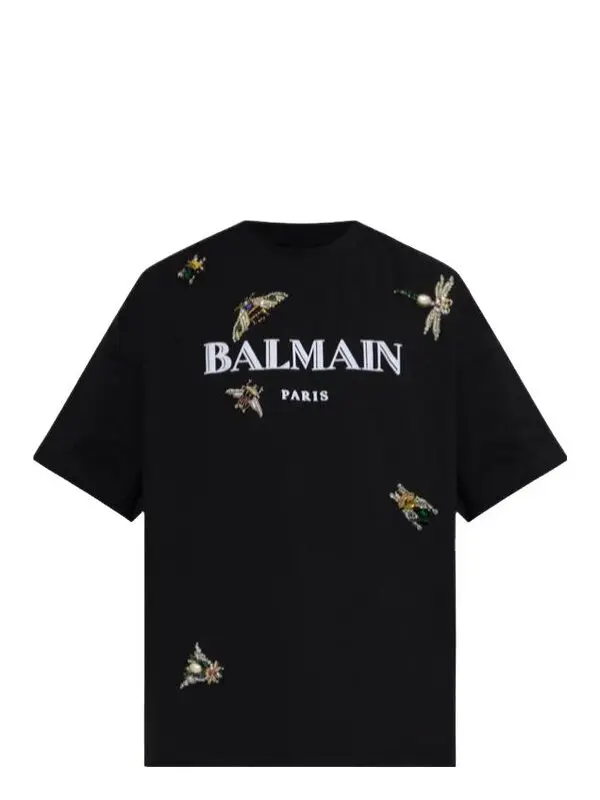Balmain Logo-print T-shirt - Black