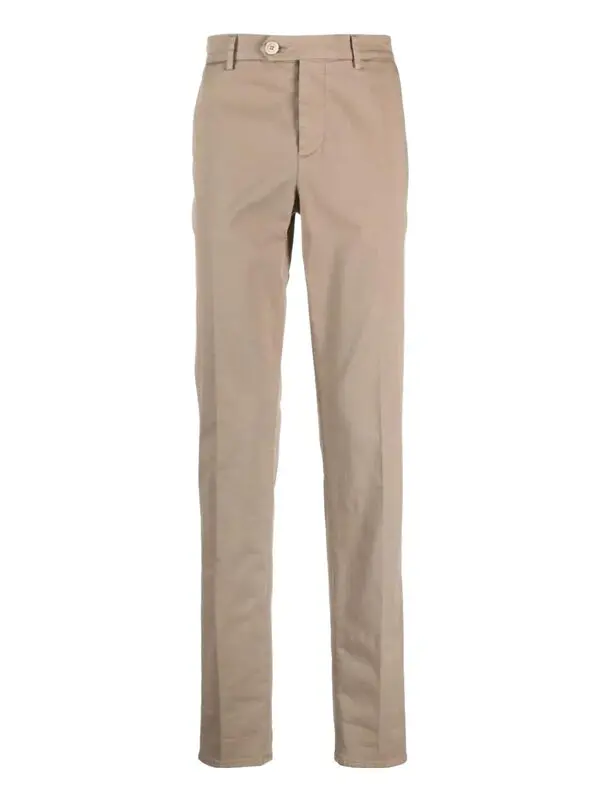 Brunello Cucinelli Italian Fit Gabardine Trousers - Nude