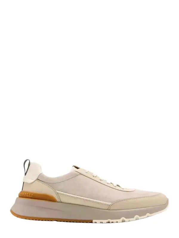Brunello Cucinelli Logo-embossed Lace-up Sneakers - Neutrals