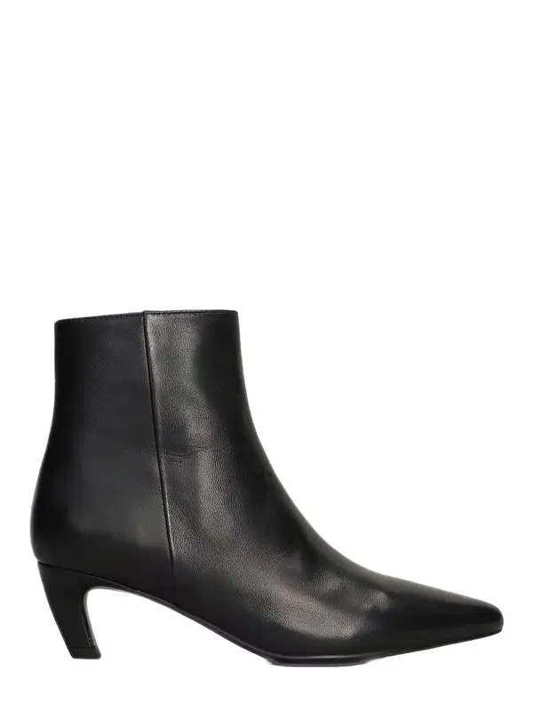 BIBI LOU Calista Pointed-toe Kitten-heel Ankle Boots - Black
