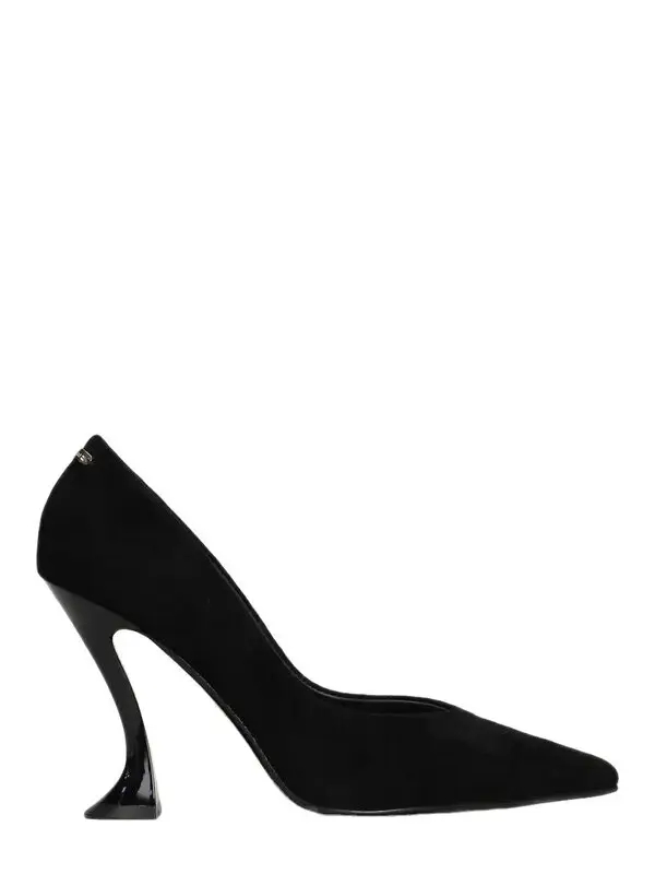 Lola Cruz Eugenia 95 Suede Pumps - Black