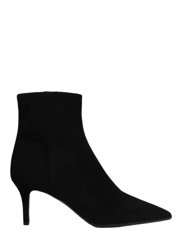 FABIO RUSCONI Pointed-toe Suede Boots - Black