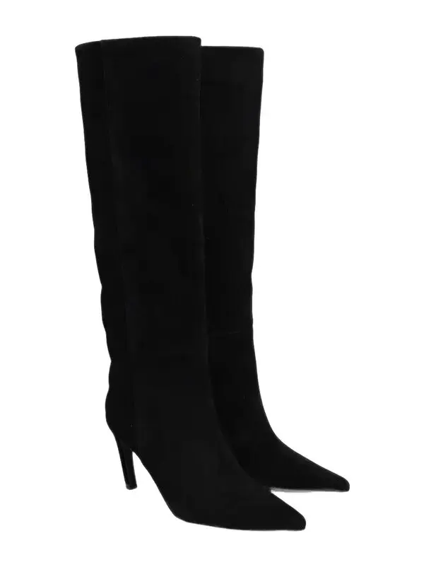Lola Cruz Elizabeth 85 Knee-high Stiletto Boots - Black