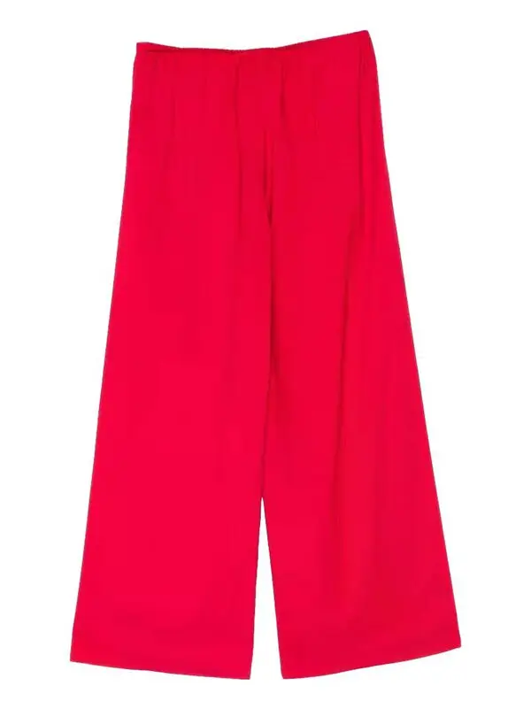 Cynthia Rowley Wide Leg Tour Pants - Red