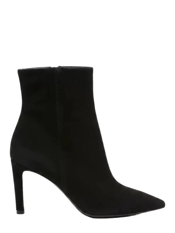 JIMMY CHOO Frankie Suede Ankle Boots - Black