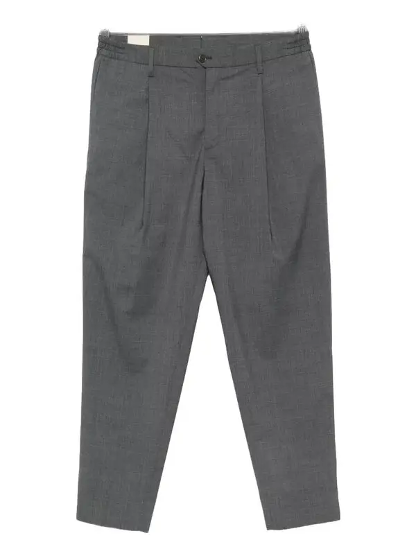 BRIGLIA 1949 Tailored Pleated Trousers - Grey