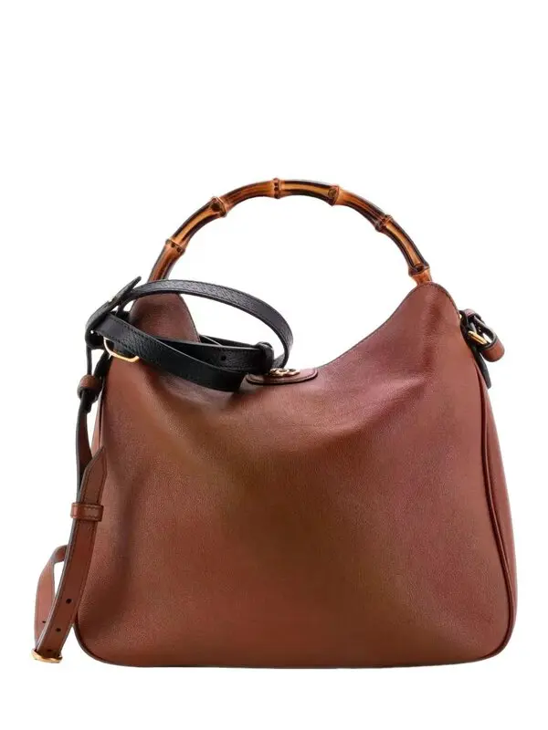 Gucci Diana Nm Bamboo Leather Medium Shoulder Bag - Brown
