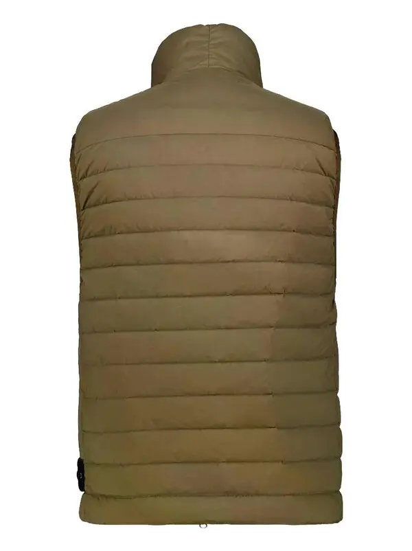 Stone Island Quilted High-neck Gilet - Brown
