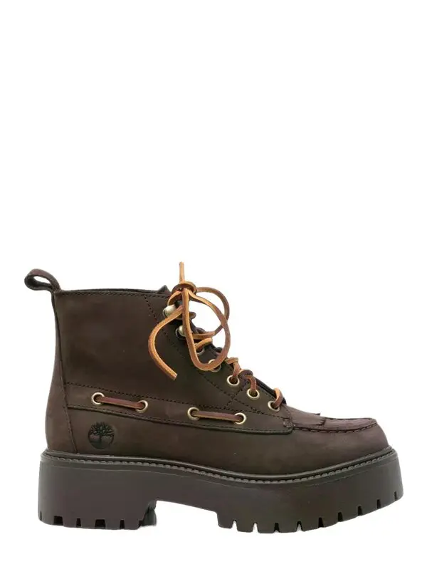 Timberland Lace-up Platform Boots - Brown