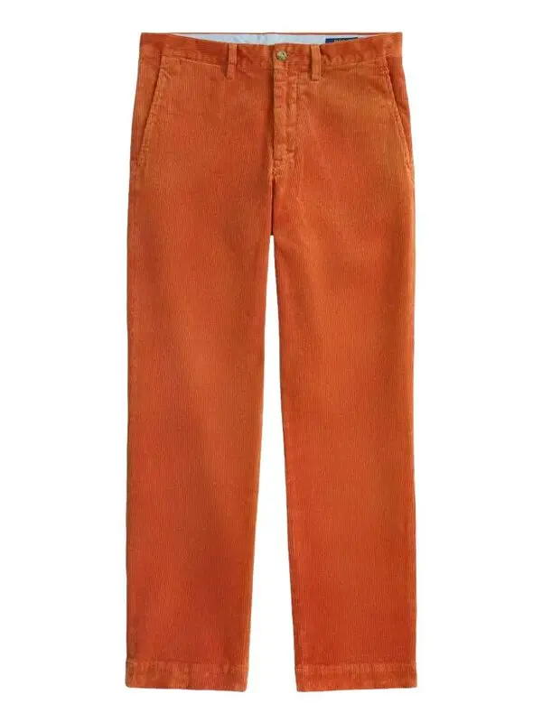 Polo Ralph Lauren Bedford Straight Fit Corduroy Trousers - Orange